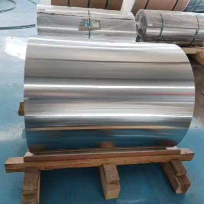 China Decorative ASTM 3003 Aluminum Coil Mill Finish 1200mm Width 12inch Blue PVC Film for sale