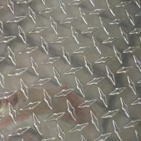 China 3003 H24 Aluminum Checkered Plate Patterned Al Alloy 3mm Customized Size For Construction for sale