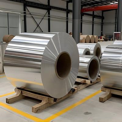 China ASTM B209 5052 H111 Aluminum Coil 48 Inch Width 0.1-200mm Thickness Silver for sale