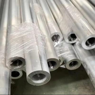 China Seamless GB/T Standard Aluminium Pipe Round 125mm OD 5mm Wall Laser Cutting Marine Grade for sale