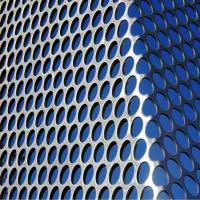 China Round Hole Perforated Aluminum Sheet Punching Customized Shape 6063 2mm Thick Mesh for sale