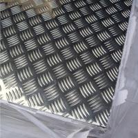 China GB/T3880 Marine Grade Aluminum Checker Plate 5052 5083 Embossed Five Bars 1.6mm for sale