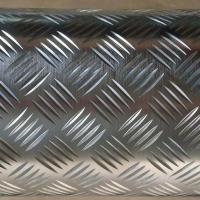 China GB/T3880 Marine Grade Aluminum Checker Plate 5052 5083 Embossed Five Bars 1.6mm for sale