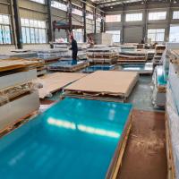 China 3mm 5mm 1050 H14 Pure Aluminum Sheet 1500mm Width PVC Film Coated Plate for sale
