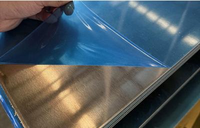 China ASTM B209 5086 H112 H111 Aluminum Sheet 0.15-3mm Custom Size Blue Protective Film Aerospace for sale