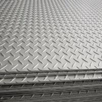China Customized Size Pattern Embossed Aluminum Checker Plate 5082 6061 Cutting Welding Processing for sale