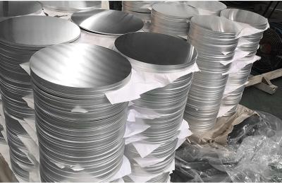 China Customized Aluminum Round Plate 1050 1060 1070 3003 Aluminium Disc 0.3mm-6mm for Cookware for sale