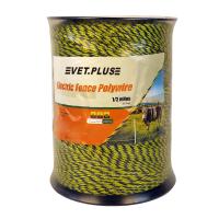 China Portable Electric Fence Polywire with 9 Strands Stainless Steel Conductors for Reliable Conductivity, UV Rust Resistant for sale