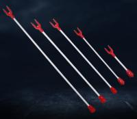 China 0.12KG Handheld Red Electric Cattle Prod Break Proof 33cm Shock Stick For Cattle for sale