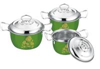China 16-20cm Stainless Steel Pots and Pans Set 5 Piece Mirror Polishing Eco Friendly Cookware for sale