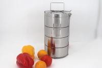 China Stainless Steel Lunch Box 2-4 Layers 14-16cm 2400ml Food Container for sale
