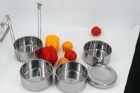 China Stainless Steel Lunch Box 2-4 Layers 14-16cm 2400ml Food Container for sale