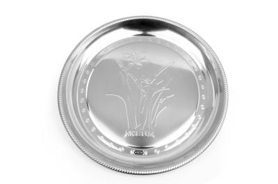 China FDA Stainless Steel Round Tray 0.45mm Thickness 36pcs per Carton for sale