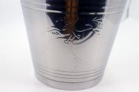 China Stainless Steel 20L Pail Bucket Custom Logo Ice Bucket for Home Hotel Use 0.4mm Thickness for sale