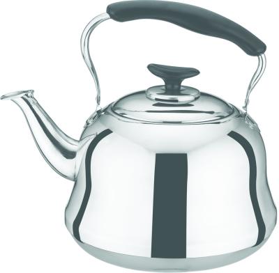 China Stainless Steel Whistling Kettle 1.5L to 10L Mirror Polish Inside Out for sale
