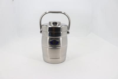 China 6.5L Stainless Steel Lunch Container Leak Proof Bento Box Food Carrier Warm 6-8 Hours for sale