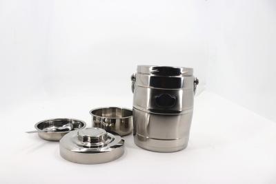 China Food Grade Stainless Steel Bento Lunch Box 1.0L Portable 2-3 Layers Food Container for sale