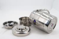 China Food Grade Stainless Steel Bento Lunch Box 1.0L Portable 2-3 Layers Food Container for sale