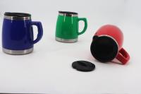 China Custom 500ml Stainless Steel Insulated Mug Colorful Coffee Cup for Business Gifts for sale