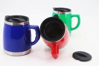 China Custom 500ml Stainless Steel Insulated Mug Colorful Coffee Cup for Business Gifts for sale