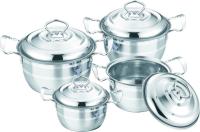 China Elegant Design Kitchen Cookware Sets Silver Color Strong And Immune To Rust Durable for sale
