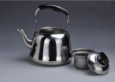 China Full Polished Stainless Steel Whistling Kettle Strong And Immune To Rust for sale