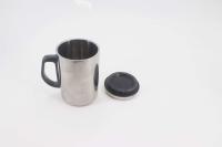 China High Polishing Stainless Steel Mug Tea Cups 350ml with Bakelite Handle Durable Easy Cleaning for sale
