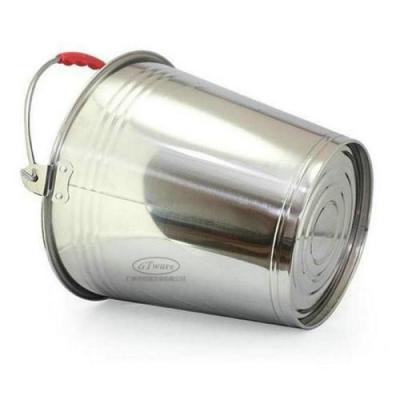 China Food Grade Stainless Steel Water Bucket 0.4mm Thickness 6L to 20L Durable Easy Clean for sale