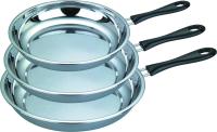 China Stainless Steel Non Stick Frying Pan 0.55mm Thickness for Household Restaurant Use for sale
