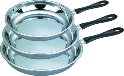 China Stainless Steel Non Stick Frying Pan 0.55mm Thickness for Household Restaurant Use for sale