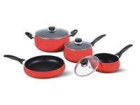 China Stainless Steel Cookware Set 10 Piece SS410 Kitchen Pots and Pans Induction Bottom for sale