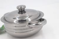 China 6pcs Sauce Pot Stainless Steel Cookware Sets Mirror Polish Inside And Outside for sale