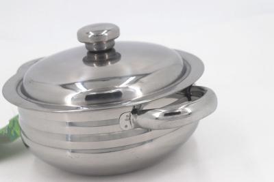 China 6pcs Sauce Pot Stainless Steel Cookware Sets Mirror Polish Inside And Outside for sale