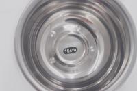 China 16cm Stainless Steel Multipurpose Baking Basin 500pcs per Carton 0.4mm Thickness for sale