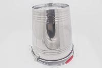 China 3L Stainless Steel Water Pail Bucket with Handle Promotional 201 Grade 0.25mm for sale