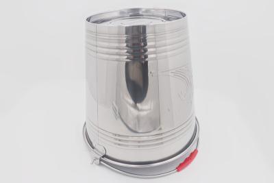 China 3L Stainless Steel Water Pail Bucket with Handle Promotional 201 Grade 0.25mm for sale