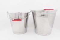 China 1.5L Stainless Steel Water Bucket 0.25mm Thickness Kitchenware with Big Handle for sale