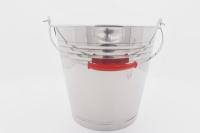 China 2.5L Stainless Steel Water Bucket with Handle Non-Magnetic 201 Grade Rust Resistant for sale