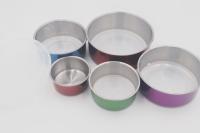 China SUS410 Stainless Steel Lunch Box Set 5 Sizes 10-18cm with PP Lid for Kids Adults for sale