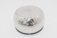 China 3-Piece Stainless Steel Food Storage Container Set 14cm 16cm 18cm Round Kitchenware for sale