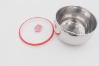 China 201 Stainless Steel Mixing Bowl Set 3pcs 14-18cm Leak Proof Round Food Bento for sale