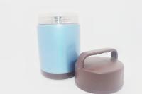 China Food Grade 1.8L Stainless Steel Insulated Lunch Box with Plastic Lid 0.135cbm for sale