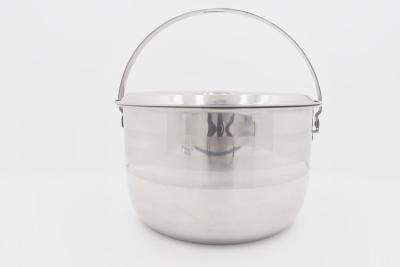 China Cookware Set 27cm Stainless Steel Cooking Pot For Hiking for sale