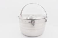 China Stainless Steel Cookware Set 3pcs 15-21cm Spot Welded Cooking Pot for Kitchen Picnic for sale