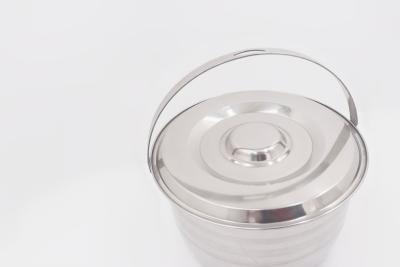 China Kitchenware Round 0.227cbm 18cm Stainless Steel Cooking Pot for sale