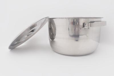 China 26.3cm  ISO Non Stick Sauce Pot Stainless Steel Cookware Set for sale