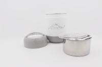 China 680g 1.8L 3 Inserts Thermos Steel Tiffin Box With Lid for sale