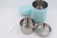 China 1.8L Stainless Steel 304 Vacuum Insulated Thermos Lunch Box Food Flask PP Plastic for sale