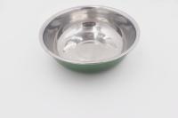 China 3pcs Stainless Steel Mixing Bowl Set 24cm 26cm 28cm Colorful Wash Basin for sale