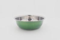 China 3pcs Stainless Steel Mixing Bowl Set 24cm 26cm 28cm Colorful Wash Basin for sale